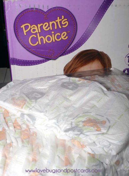 Parent's Choice Diapers + Disney FROZEN Olaf Diaper Cake