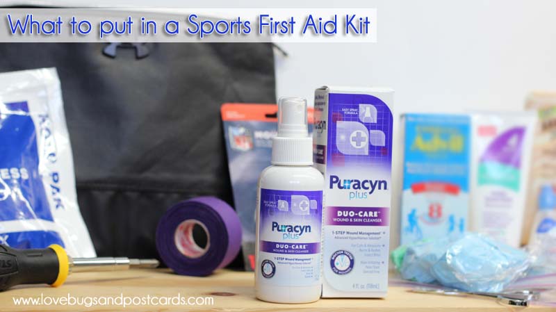 What to put in a Sports First Aid Kit - Lovebugs and Postcards