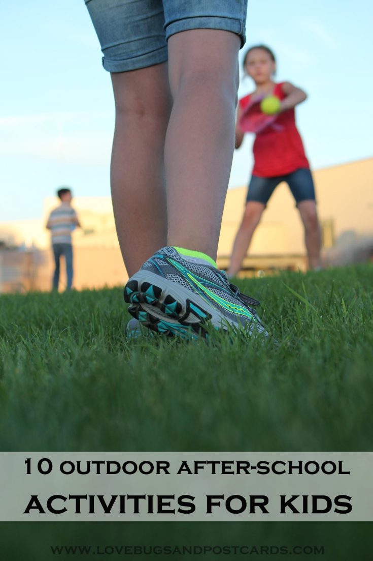10 outdoor after-school activities for kids - Lovebugs and Postcards
