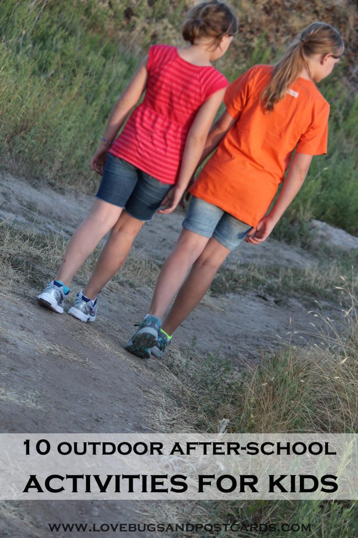 10 outdoor after-school activities for kids - Lovebugs and Postcards