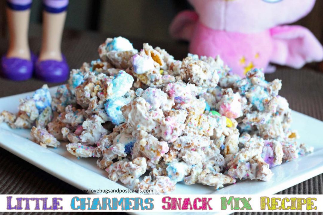 Little Charmers Snack Mix Recipe - Lovebugs and Postcards