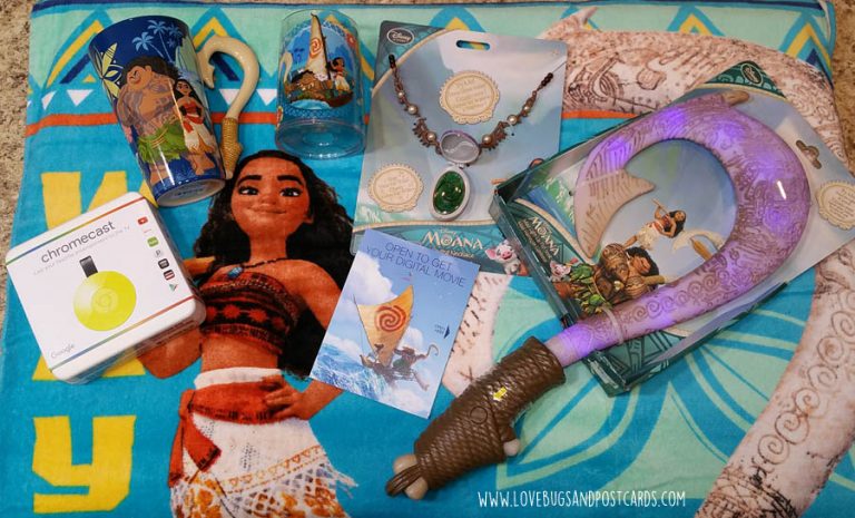Moana "Shiny" Shells Craft + Family Movie Night - Lovebugs and Postcards
