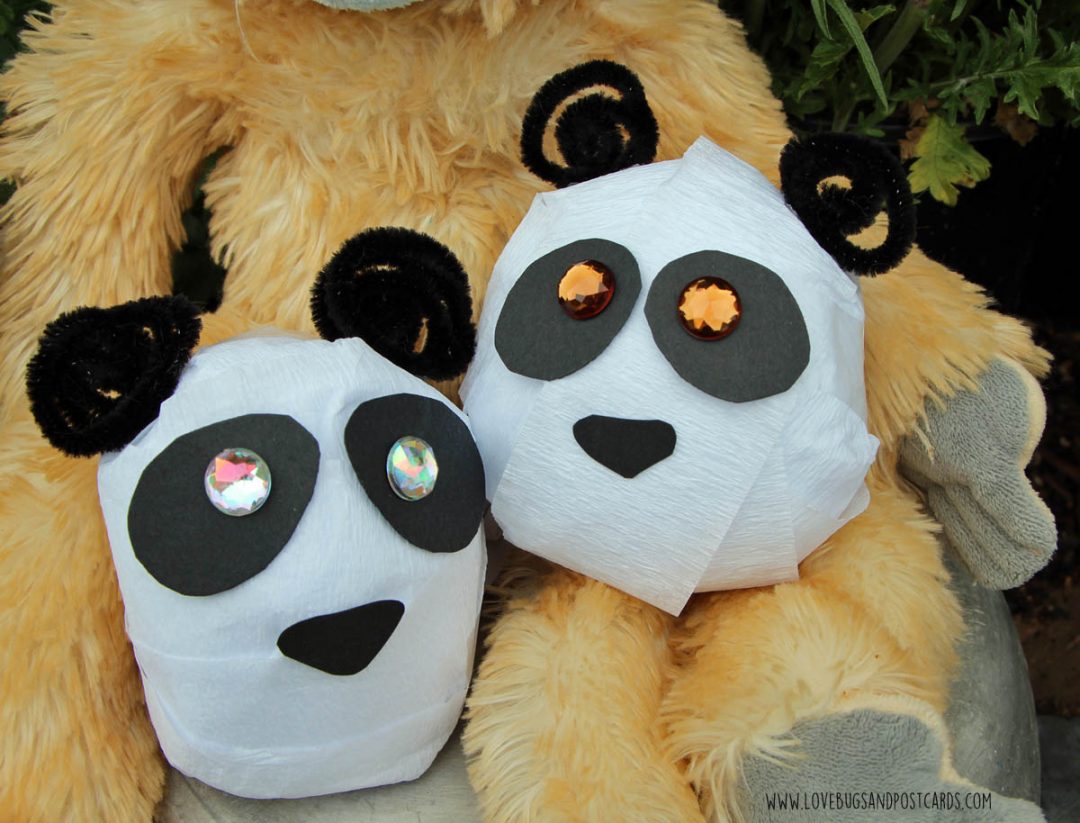 Surprise Ball Panda Bear Craft - Lovebugs and Postcards