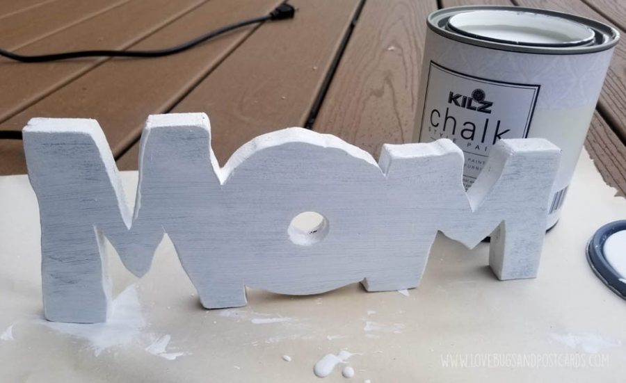 MOM DIY Chalkboard Gift for Mother's Day - Lovebugs and Postcards